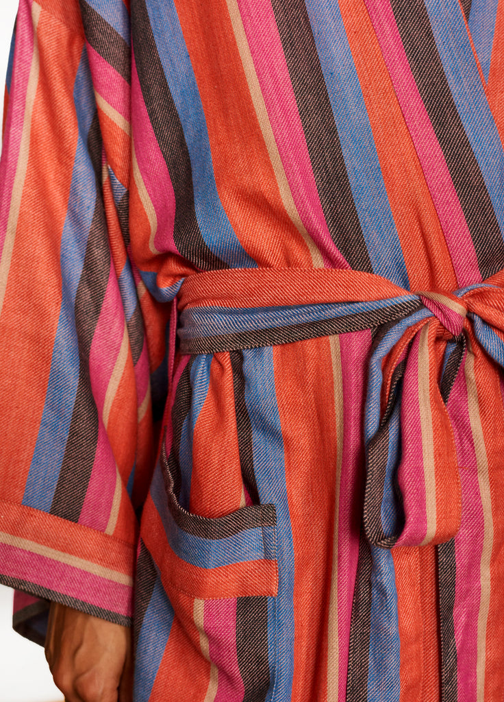 LONG STRIPED ROBE IN DAZE – bathenshop.com